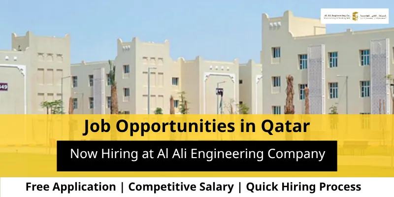 Al Ali Engineering offers 10 job openings in Qatar - Dar Jobs – Gulf ...